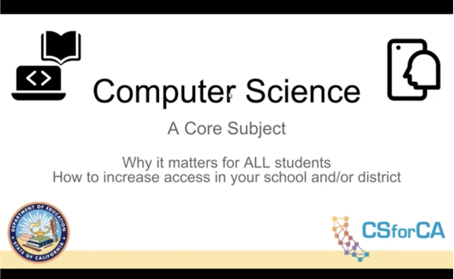 CSforCA Computer Science A Core Subject Webinar